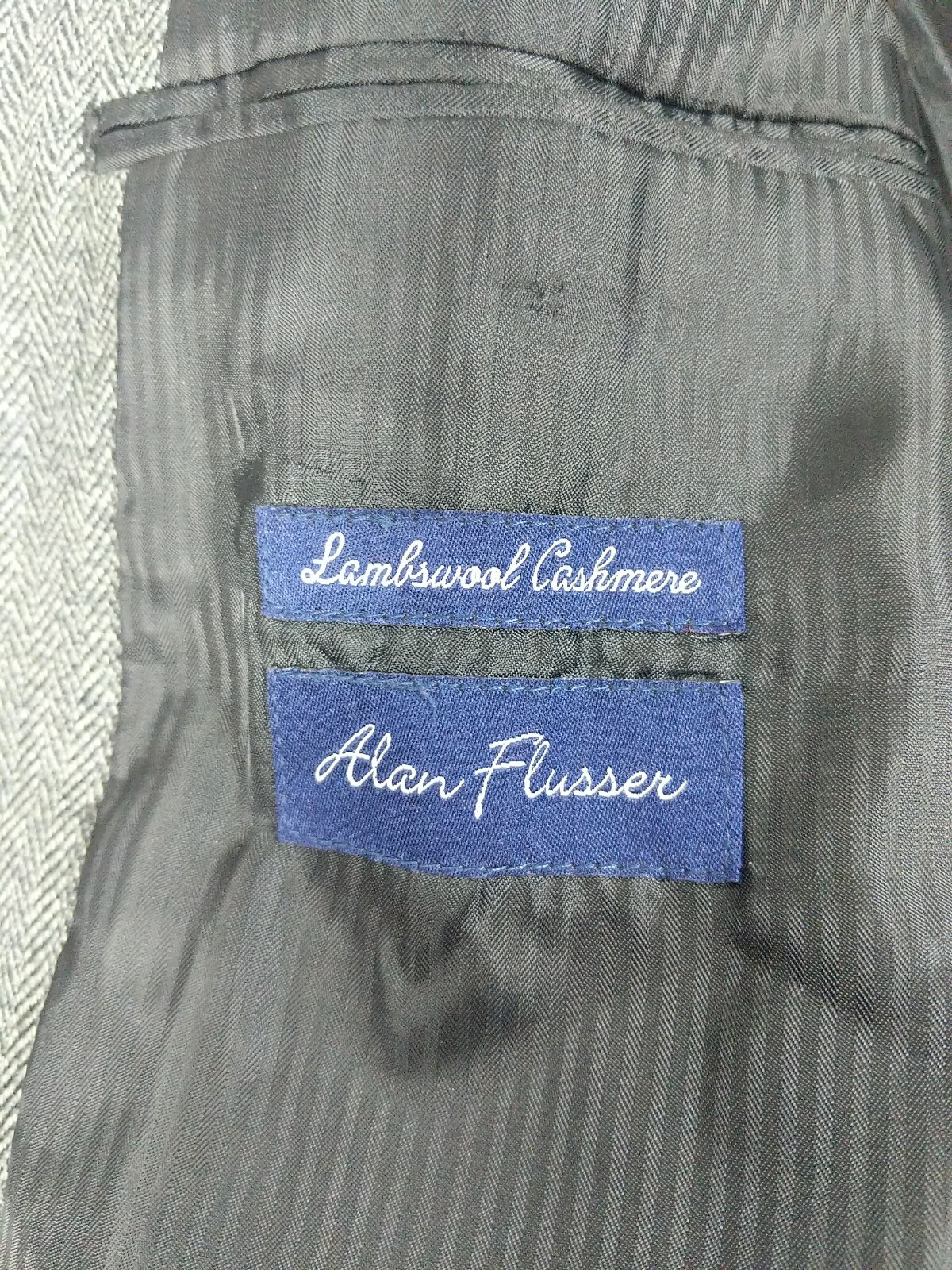 Alan Flusser Men's 95% Lambswool 5% Cashmere Sport Co… - Gem