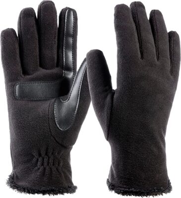 New Original Isotoner Womens Gloves Stretch Fleece Gloves with Smart ...