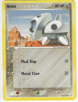 ARON 58/110 EX HOLON PHANTOMS Pokemon Card NM-MINT | eBay