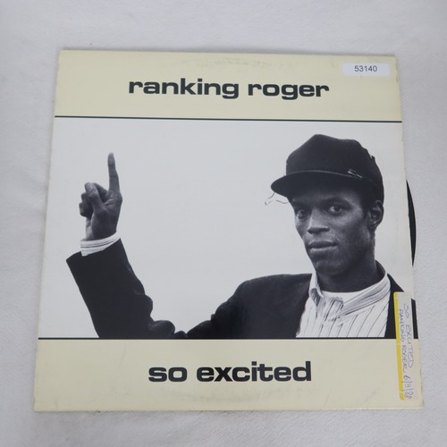 Ranking Roger So Excited PROMO SINGLE Vinyl Record Album | eBay