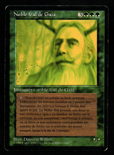 RUSH FR/VF Noble féal de Gaia - Gaea's Liege MTG Magic FBB | eBay