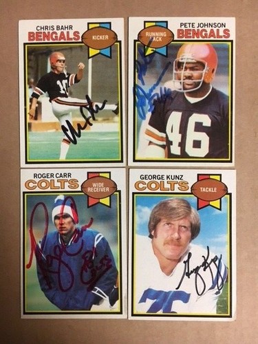 Roger Carr Baltimore Colts Signed 1979 Topps Card with COA | eBay
