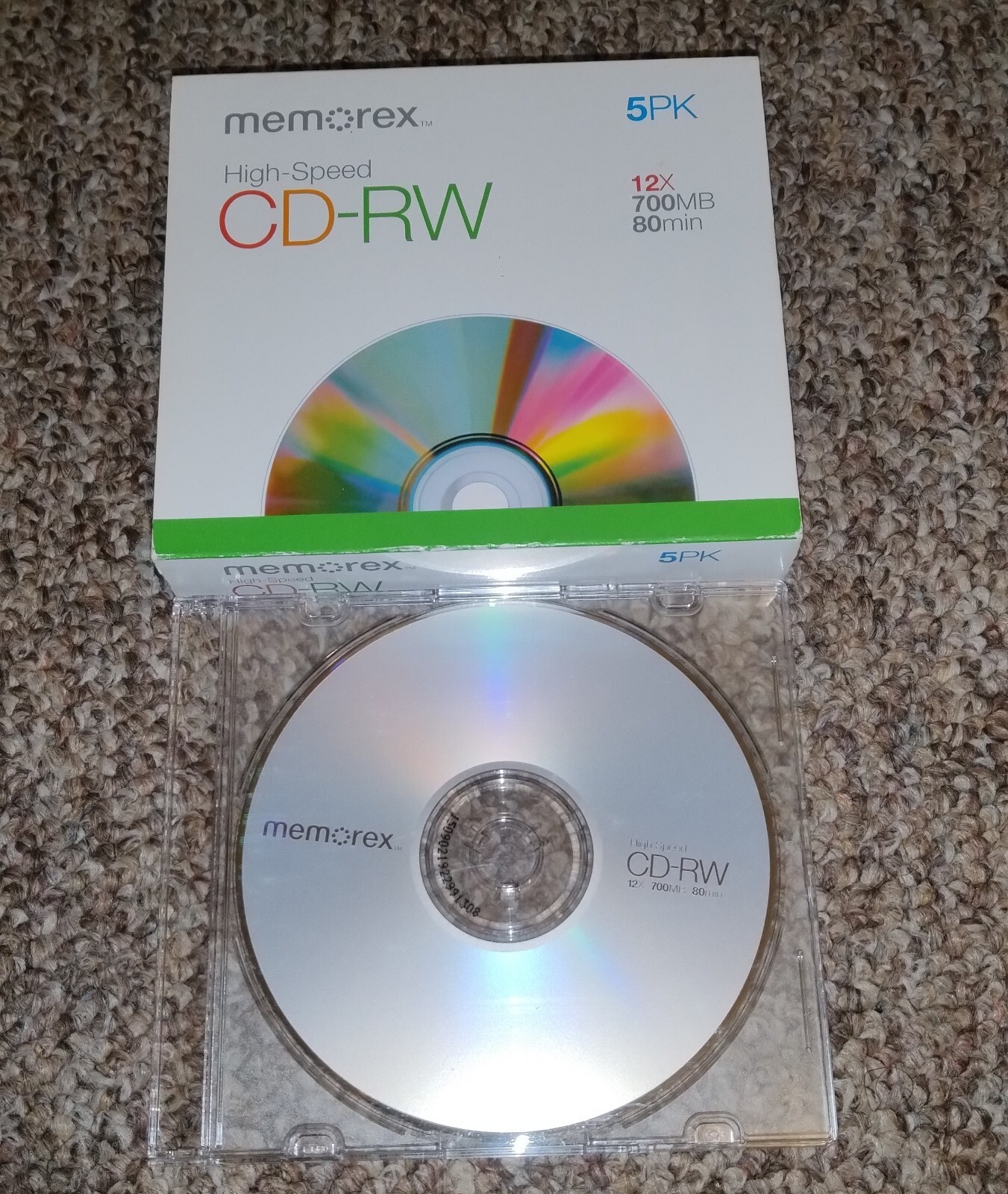 Memorex High-Speed CD-RW - 5 pack | eBay