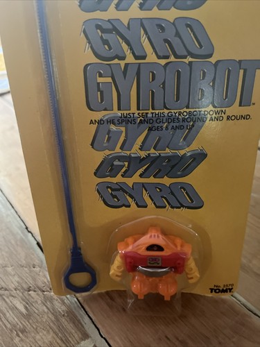 RARE Vintage 1982 Tomy Corp Gyro Gyrobot Spinning Toy Robot Brand New ...