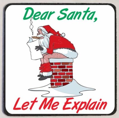 Dear Santa Pooping Refrigerator Magnet M167 | eBay