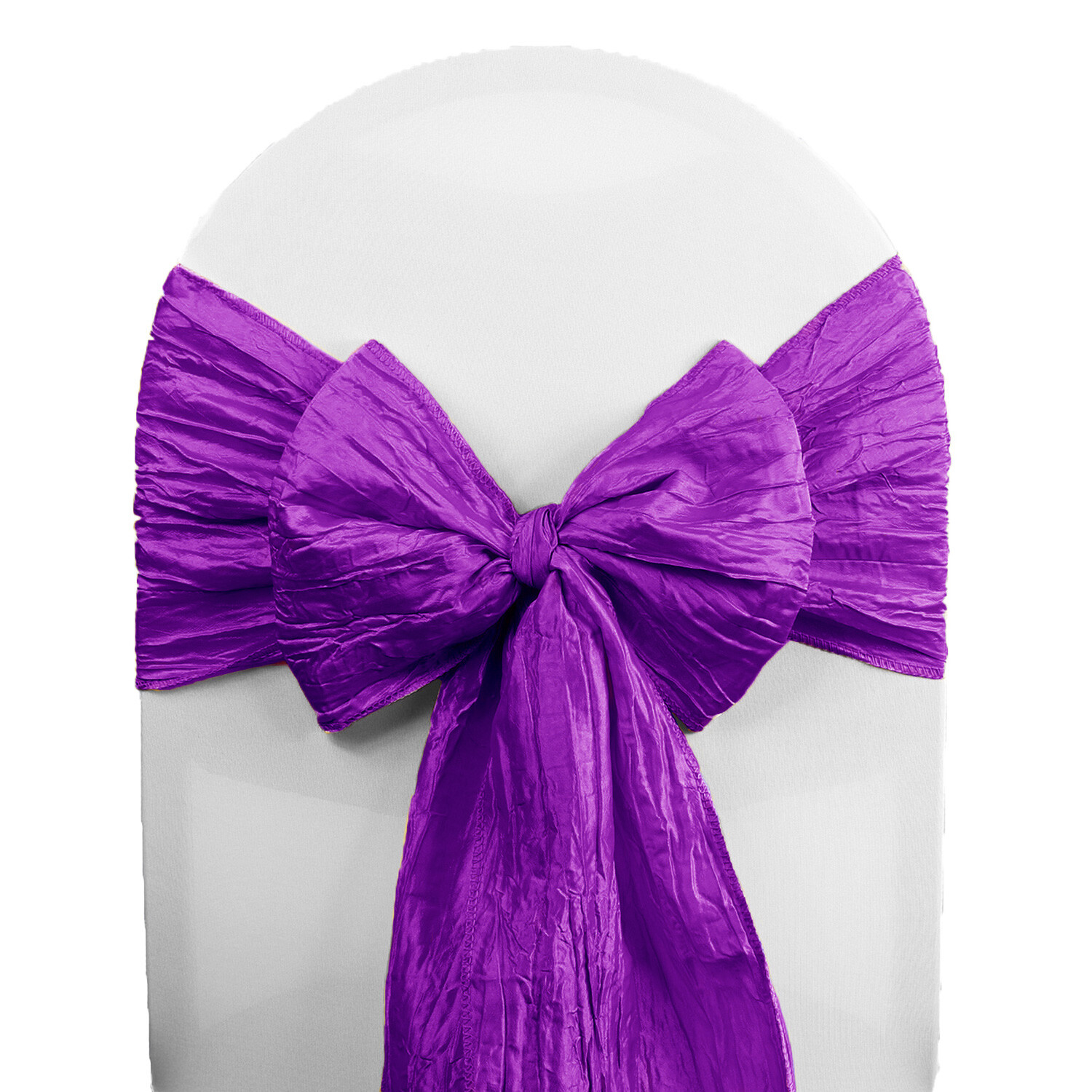 Crinkle Taffeta Chair Sashes (Pack of 10) | eBay