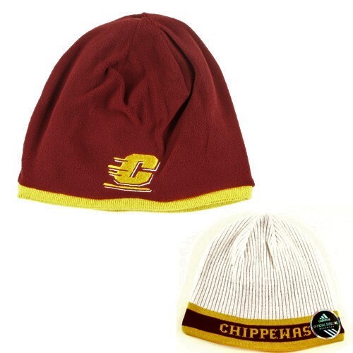 NCAA Central Michigan Chippewas adidas Reversible Beanie Stocking Hat ...