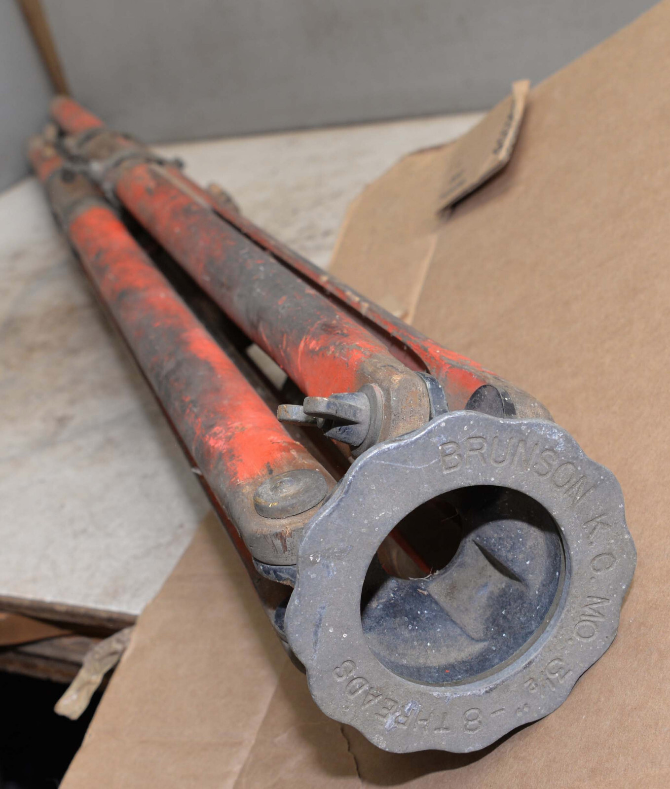 Brunson US made transit camera tripod surveyors telescope collectible ...