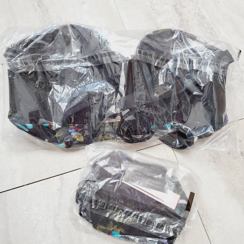 Victoria's Secret BOMBSHELL Push Up SWIM SET Shine brazilian 2 cups ...