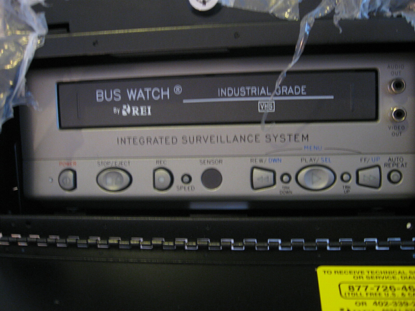 NEW Old School REI BUS-Watch VHS Integrated Video Surveillance Recorder ...
