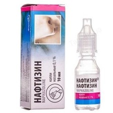 Set of 10 Bottles Naftizin Naphazoline Naftisin Nasal Drops 10ml 0.1 ...