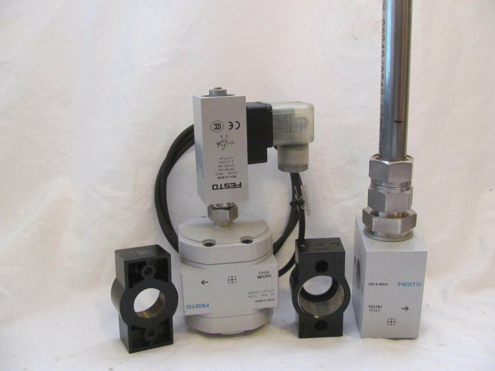 LOT OF 6 ?NEW? FESTO PARTS (P/N# 175250, 542186, 164 274, 162787 ...