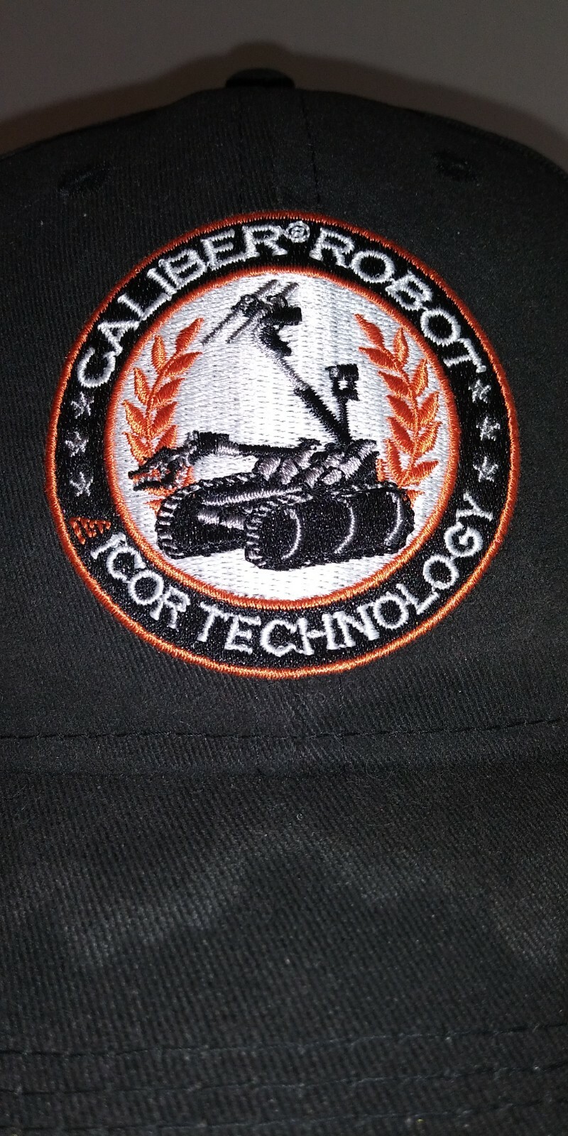 Caliber Robot Icor Technology Baseball hat Cap Accent logo and Stitched ...