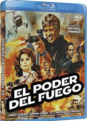 FIREPOWER (1979) **BLU RAY** SOPHIA LOREN, JAMES COBURN, O.J. SIMPSON ...