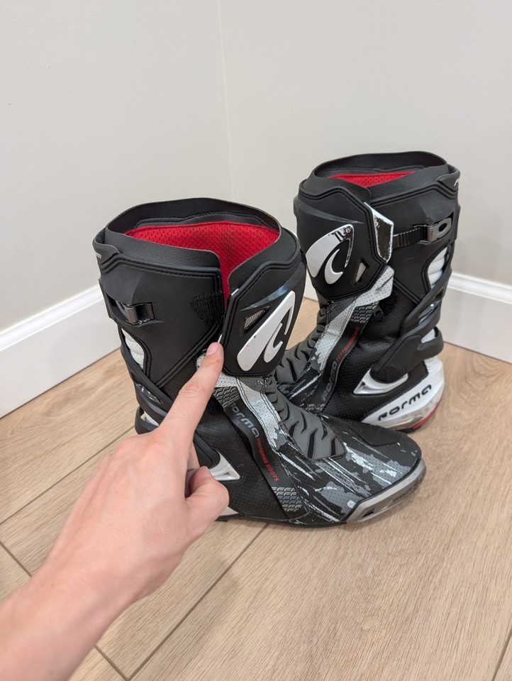 Forma Phantom Flow 43 Boots US 10 Motorcycle Racing | eBay