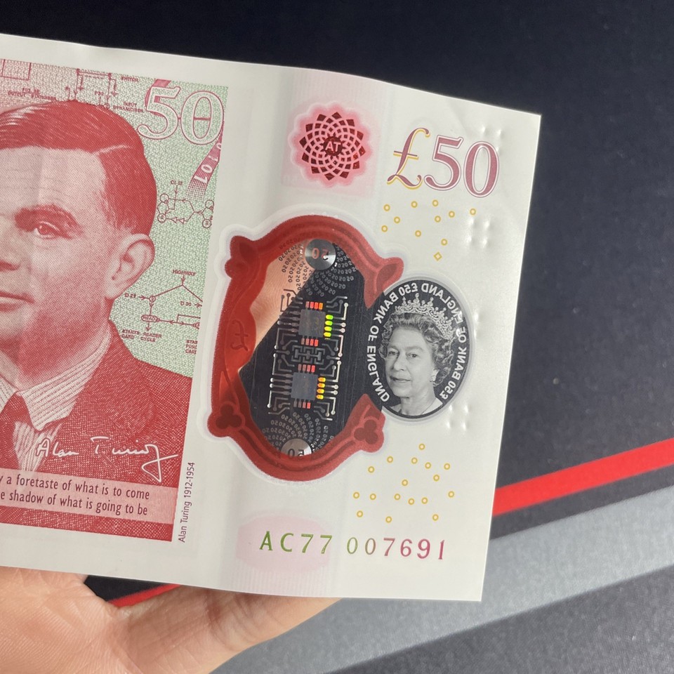 007 James Bond - £50 Plastic Polymer Fifty Pound Note AC Prefix 007 ...