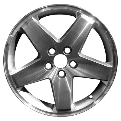 Used Machined and Painted Silver Aluminum Wheel 18 x 7 | eBay