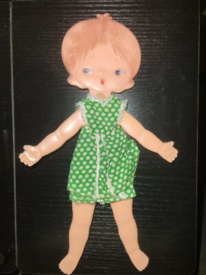 Vintage 1970’s Sebino Metti Foldable Pocket Doll Green Hong Kong HTF | eBay