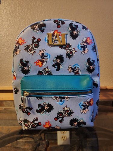My Hero Academia Chibi Mini Backpack With Enamel Pins Bag Deku All ...
