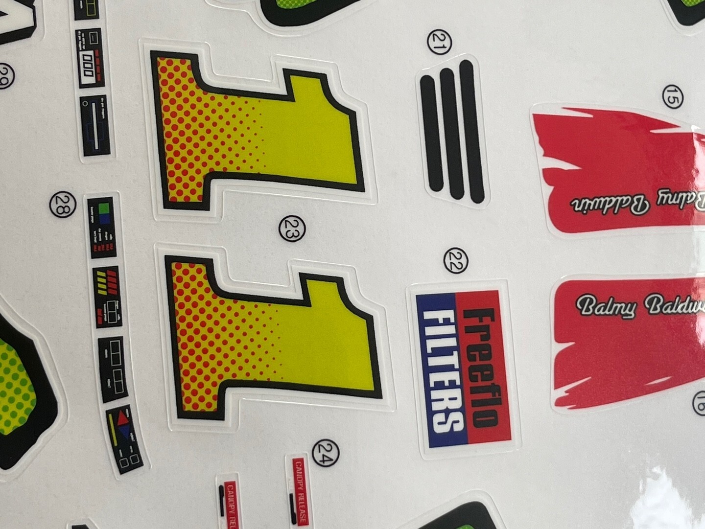 Tamiya Avante 2001 Decal Reproduction pargu1 | eBay