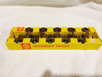 Vintage Shell Gasoline service station Bulbs - Lamps GE 89 BULB 12 volt ...