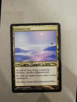 MTG Glimmervoid - MRD Mirrodin SIGNED | eBay