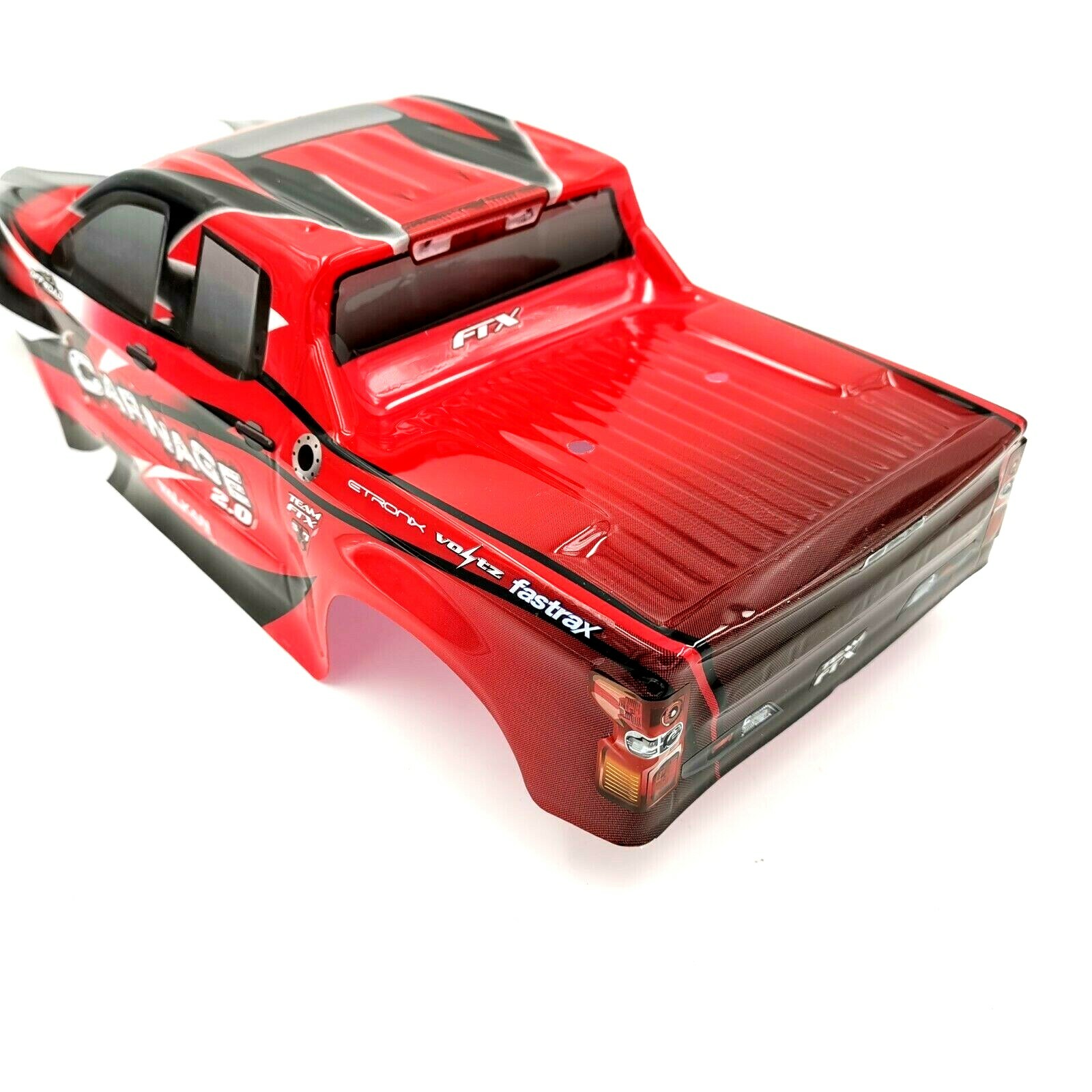 FTX6345R FTX Carnage 2 Printed Bodyshell Body Shell - RED W/Decals Fit ...