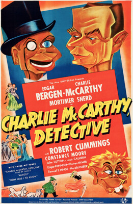 Charlie McCarthy, Detective - 1939 - Poster | eBay