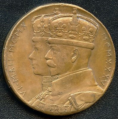 South Africa King George V Commemorative Coin Token Ca. 1910 31 mm ...