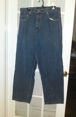 Evolution In Design Men's Loose Dark Wash Denim Jeans - Size 36x34 | eBay