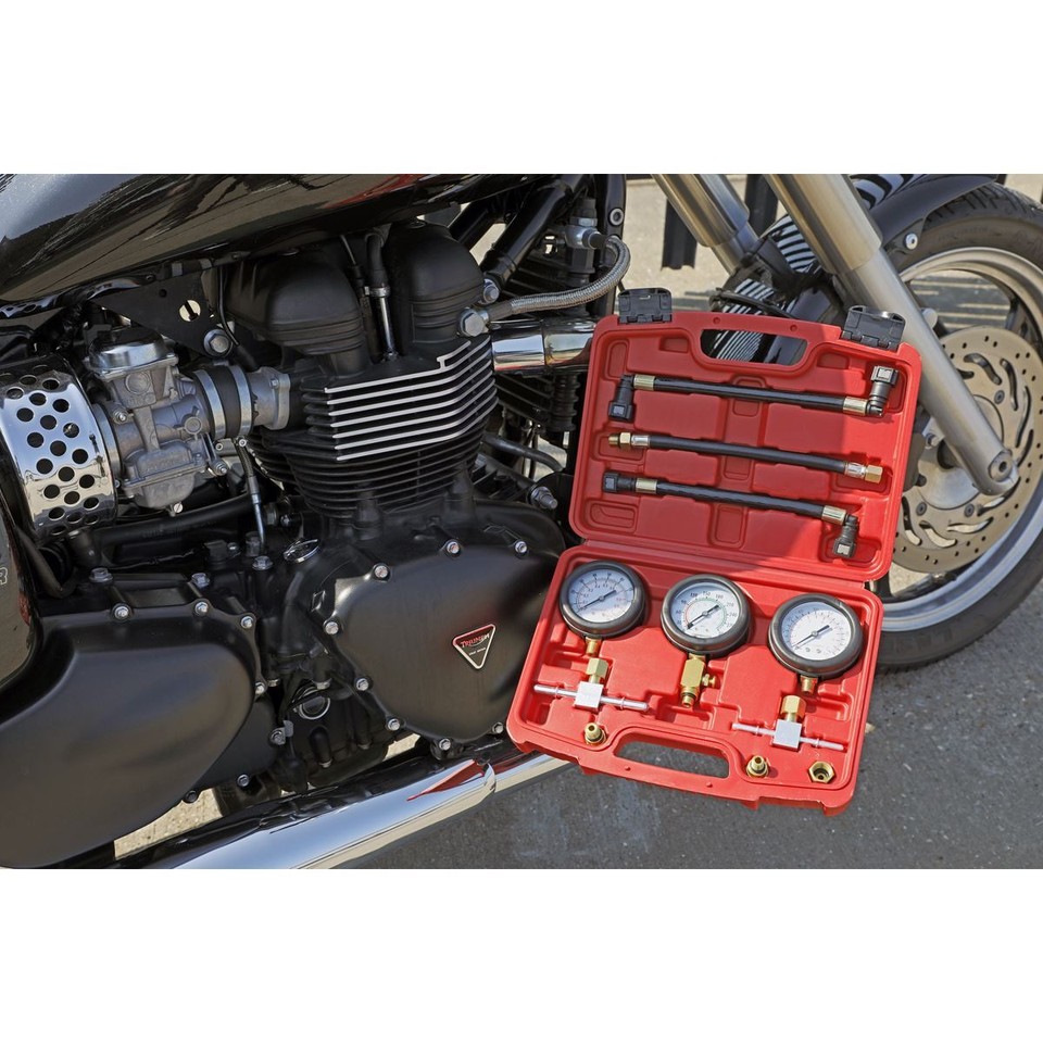 Sealey Motorrad Kompression & Manometer Set 3pc MS100 | eBay