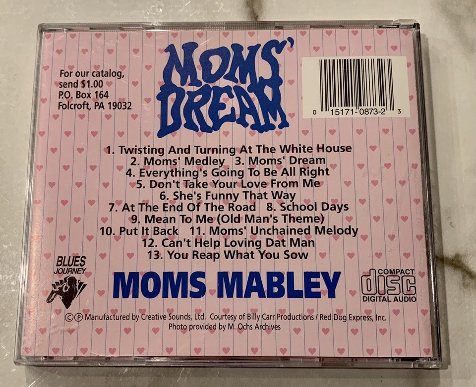 MOMS MABLEY - MOM’S DREAM - CD - MINT | eBay