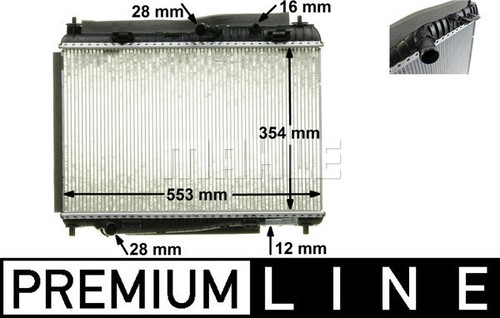 MAHLE BEHR Radiator PREMIUM LINE [CR87000P] AU 4057635080514 | eBay ...