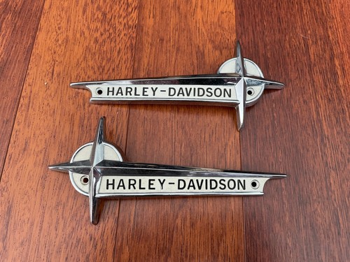 Harley Davidson Eagle Iron 1961-1962 FL Vintage Gas Tank Emblems 61776 ...