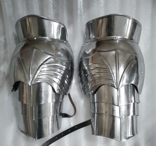 Medieval Knight Armor Pauldron Shoulder plate Steel LARP Warrior ...