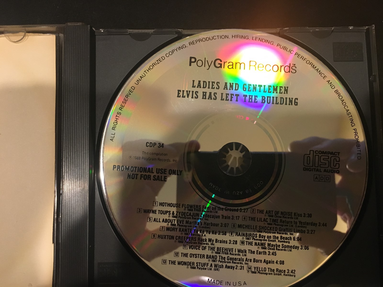 RARE PROMO Ladies & Gentlemen Elvis Has Left the Building CD POLYGRAM ...