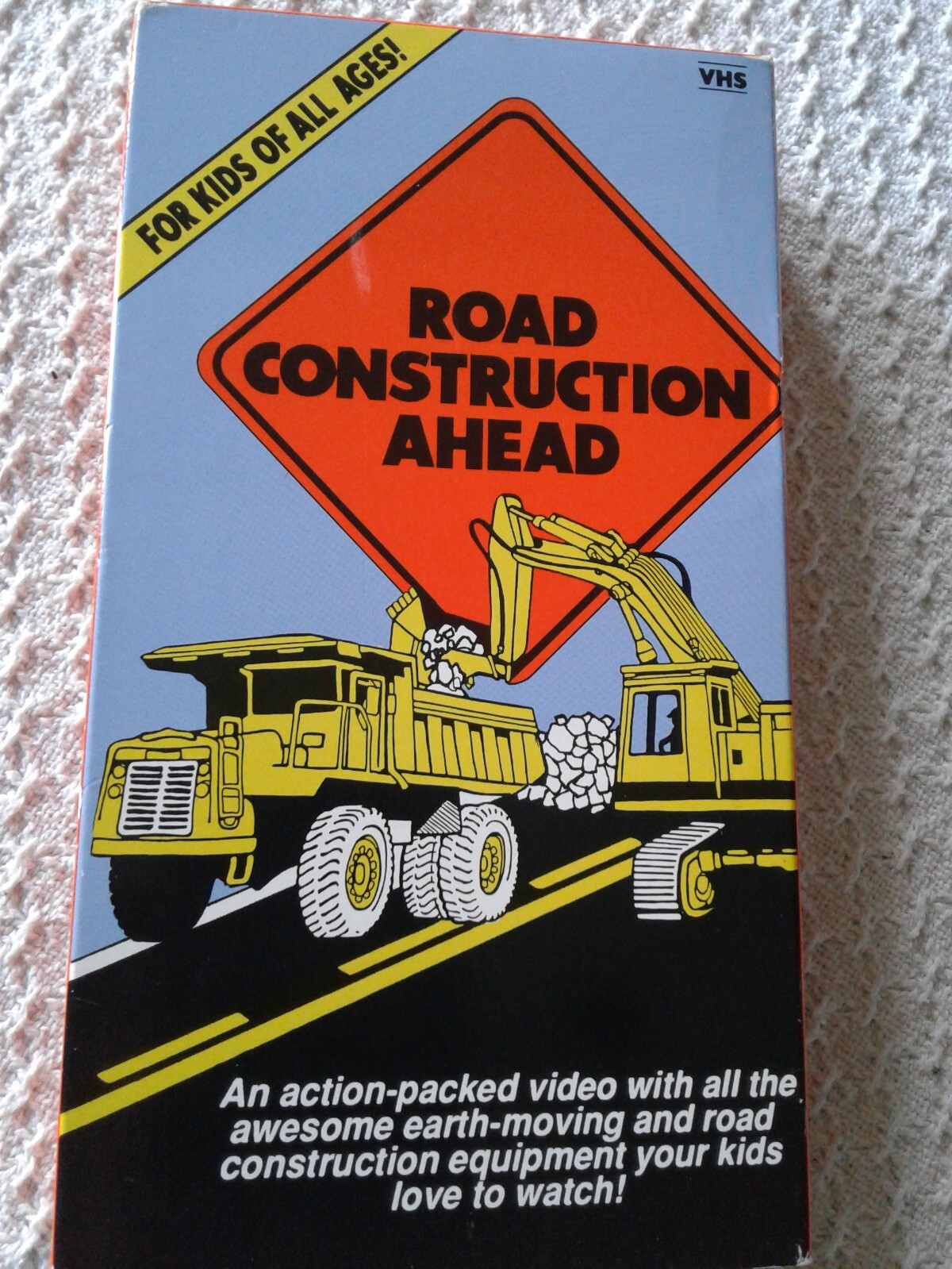 Road Construction Ahead VIDEO VHS VG condition with jacket- lots of ...