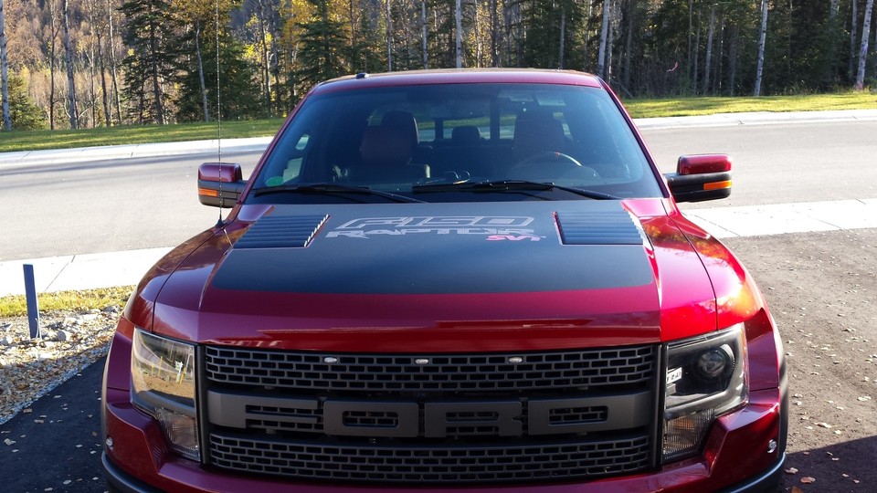 2010-2014 Ford Raptor Hood Graphics Similar To Stock Decals Vinyl ...