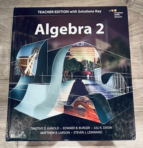 Algebra 2 Teacher Edition with Solutions Key | eBay