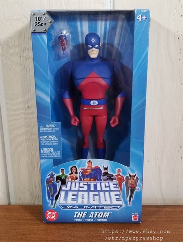 THE ATOM Justice League Unlimited Super Heroes 10" Action Figure Mattel ...