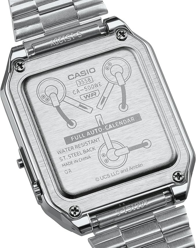 CASIO CLASSIC Back To The Future Collaboration model Watch CA-500WEBF ...