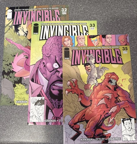 Invincible #32, 33, 35 Set (2006) Kirkman Ottley Image Comics Angstrom ...
