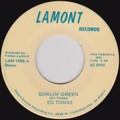Ed Tomas - Bowlin' Green / Devil And A Man 0 7" Lamont Records LAM-1006 ...