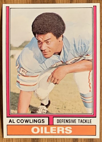 1974 TOPPS FOOTBALL #501 AL COWLINGS AC OJ'S WHITE BRONCO DRIVER ...