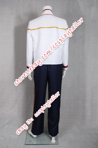 Uniform Fits Star Trek Insurrection Nemesis Cosplay Costume White Mess ...