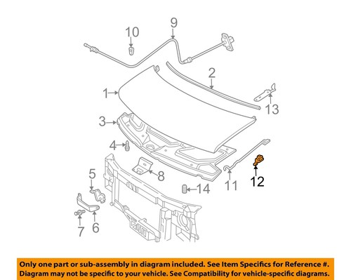 GM OEM 91-24 Express 1500 Hood Hood Components-Support Rod Retainer ...