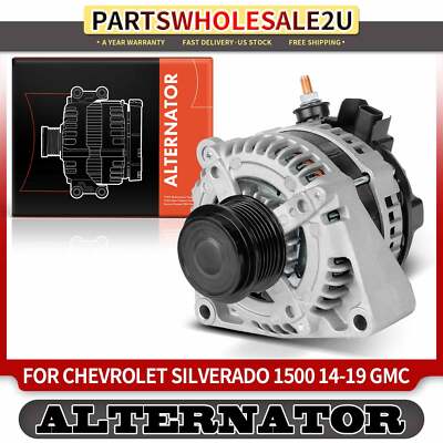 Alternator for Chevrolet Silverado 1500 GMC Sierra 1500 Yukon 150A CW 6 ...