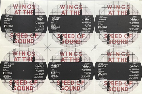 Wings- Vinyl Labels Capitol Records 2 Separate 7” 45’s Excellent ...