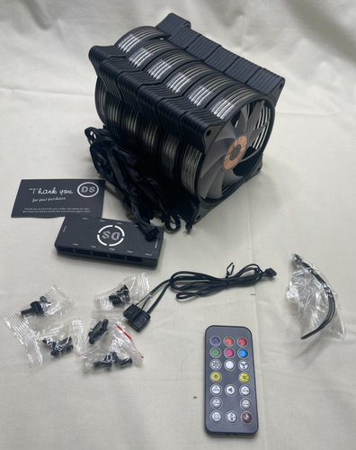 DS Addressable RGB LED 120mm Case Fan for PC Cases G Series DS080 6 ...