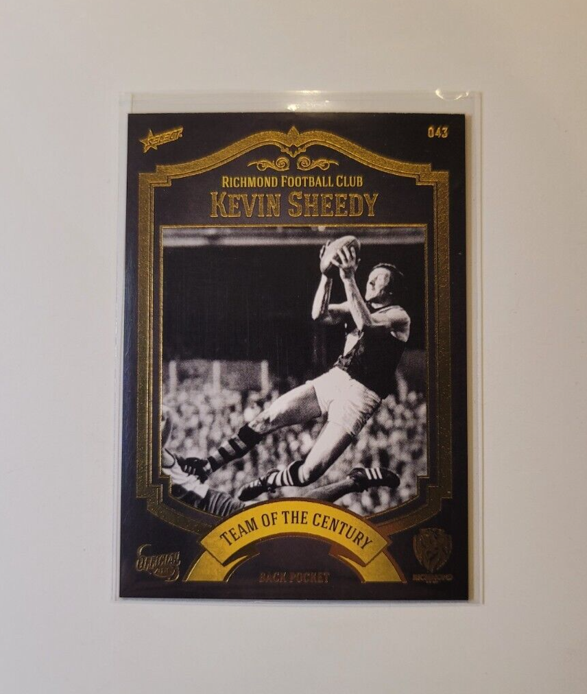 2013 AFL SELECT RICHMOND TIGERS HALL OF FAME & IMMORTAL CARD KEVIN ...